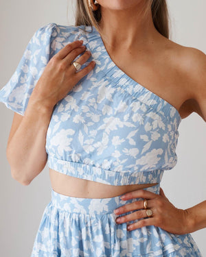 Rocio Set-Blue Floral - Twosisters The Label